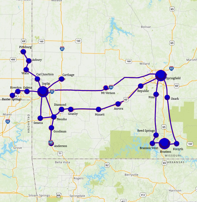 FiberMap-Blue | Best Local Internet Provider | Joplin MO | Liberty Connect